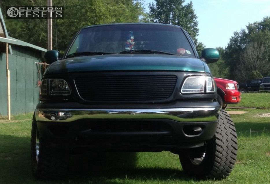 1997 Ford F-150 with 17x9 -12 American Racing ATX AX181 and 35/12.5R17 ...