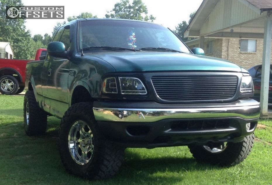 1997 Ford F-150 with 17x9 -12 American Racing ATX AX181 and 35/12.5R17 ...