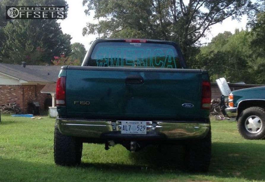 1997 Ford F-150 with 17x9 -12 American Racing ATX AX181 and 35/12.5R17 ...