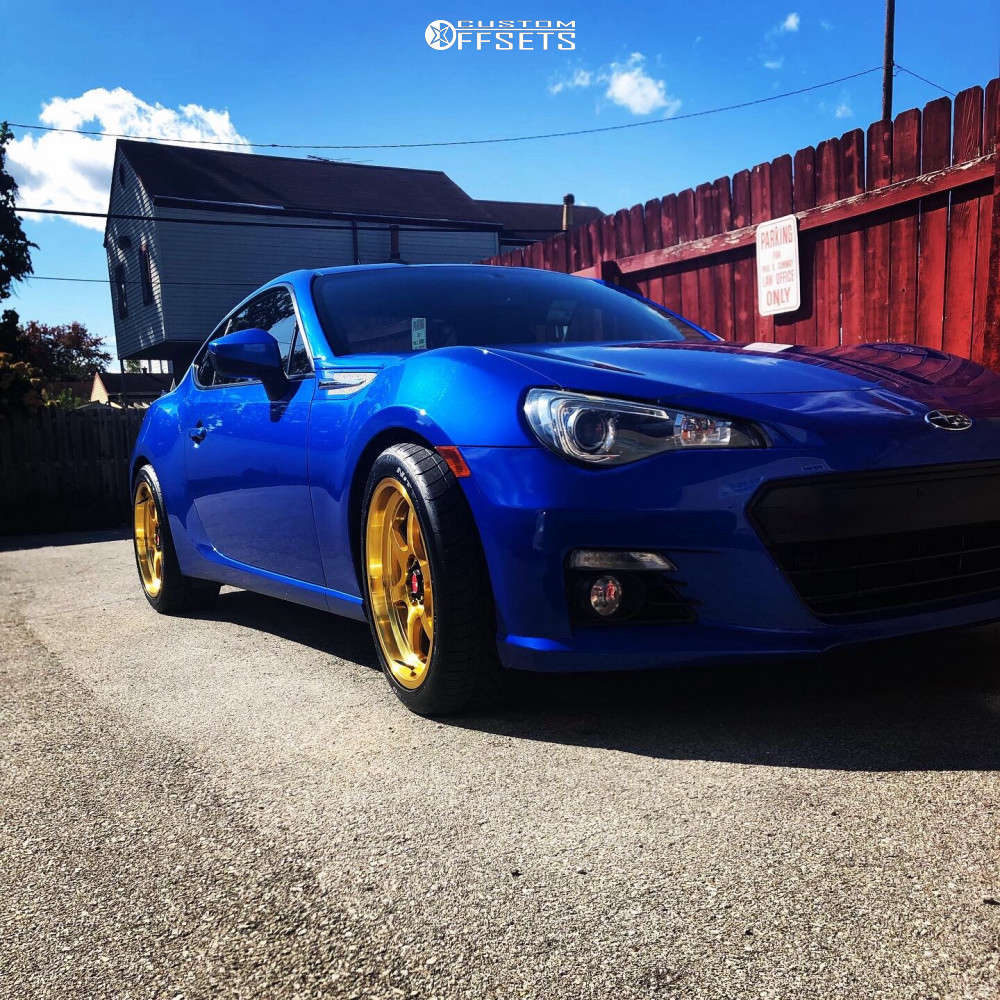 2013 Subaru BRZ with 18x8.5 35 Aodhan Ah08 and 245/40R18 Nitto Neo Gen ...