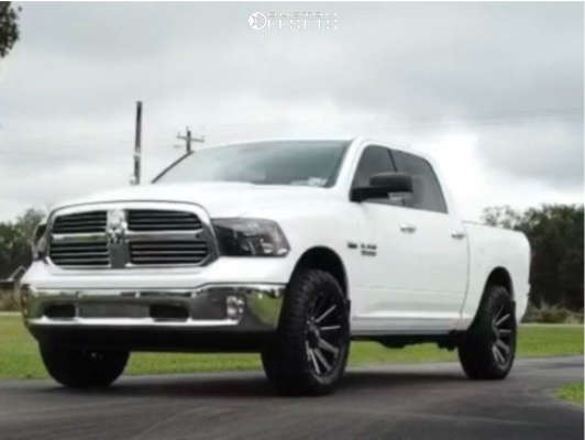 2015 Ram 1500 with 20x9 1 Fuel Contra and 285/60R20 Nitto Ridge ...