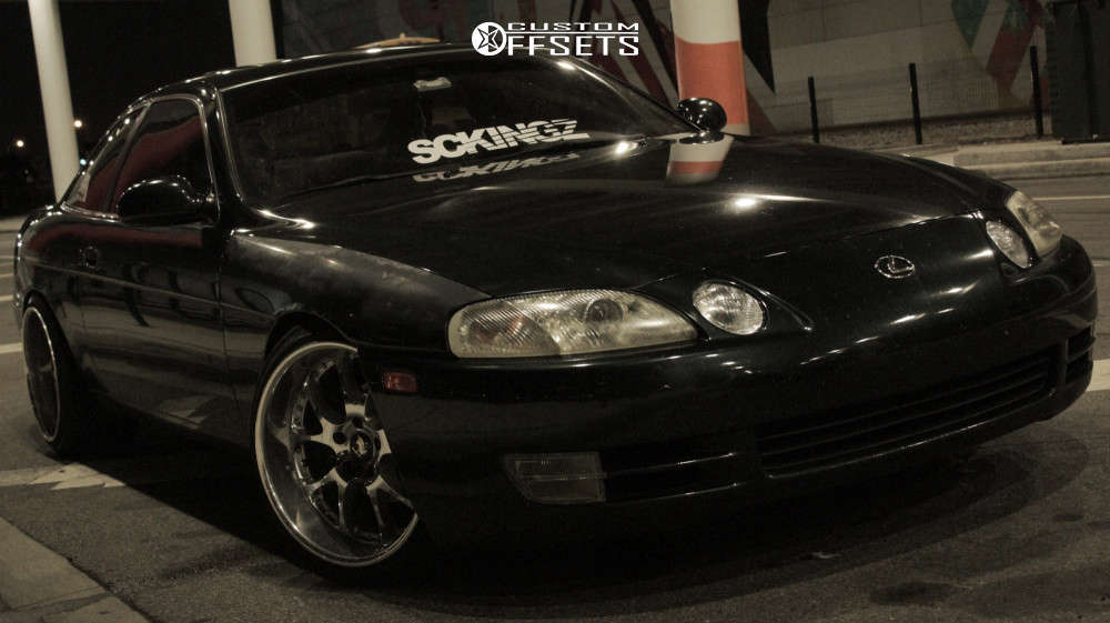 1995 Lexus SC300 with 18x10.5 15 Riverside Altstadt and 225/40R18 ...