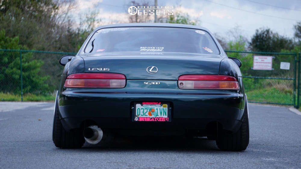 1995 Lexus SC300 with 18x10.5 15 Riverside Altstadt and 225/40R18 ...