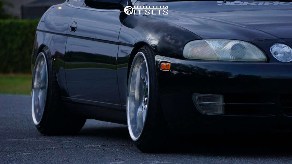 1995 Lexus SC300 with 18x10.5 15 Riverside Altstadt and 225/40R18 ...