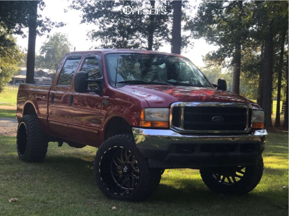 2001 Ford F-250 Super Duty with 24x14 -76 TIS 544 and 37/13.5R24 AMP ...
