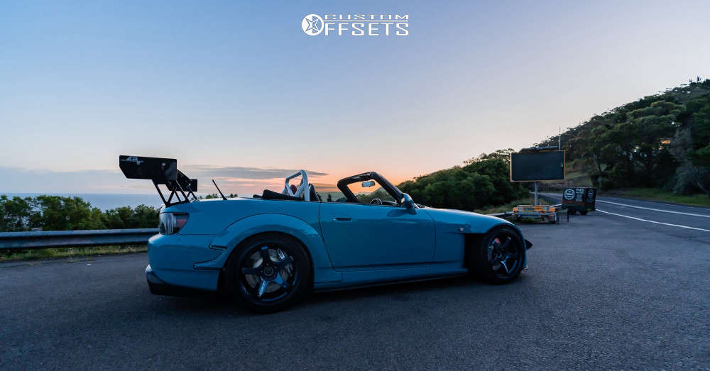 2007 Honda S2000 with 18x10 20 Advan Racing Gt and 265/35R18 Yokohama ...