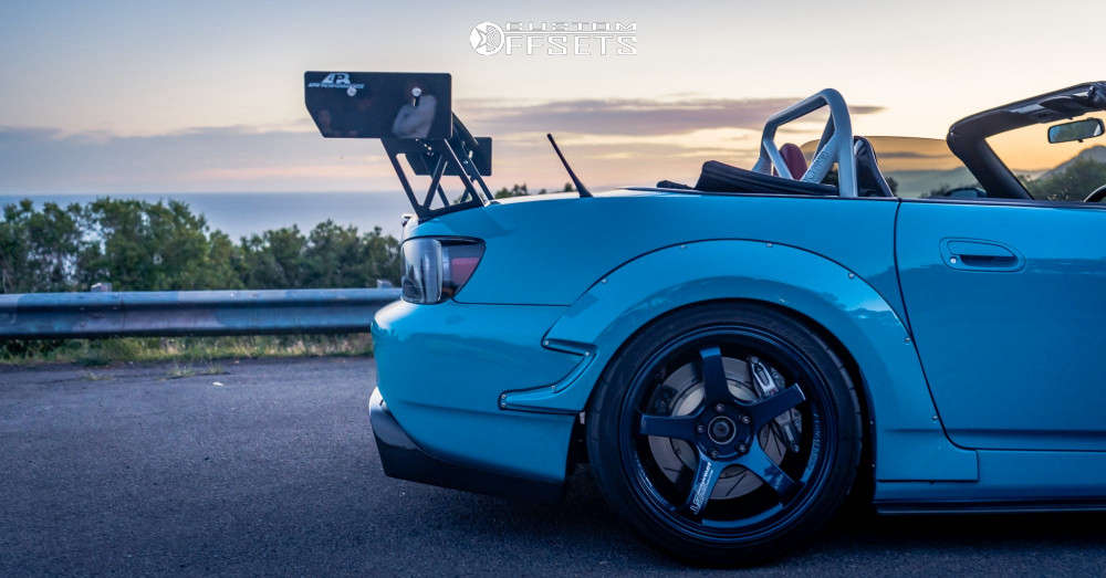 2007 Honda S2000 with 18x10 20 Advan Racing Gt and 265/35R18 Yokohama ...
