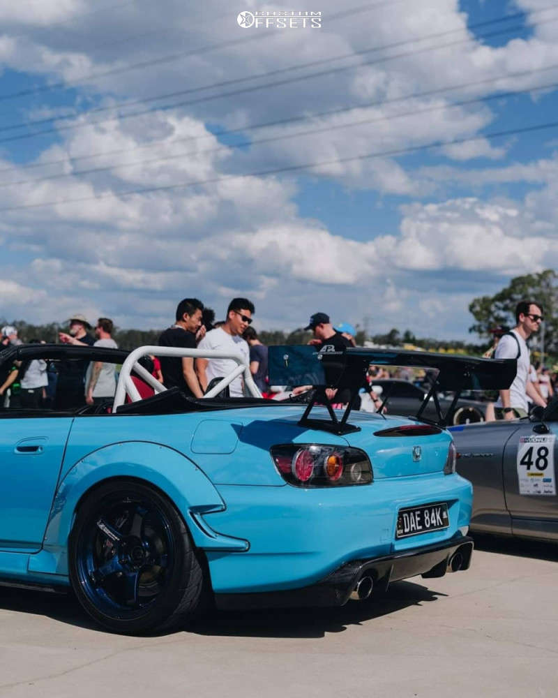 2007 Honda S2000 with 18x10 20 Advan Racing Gt and 265/35R18 Yokohama ...