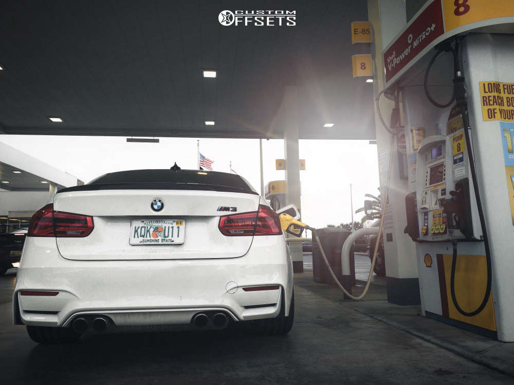 2017 BMW M3 with 18x9 29 OEM Wheels 513M and 275/30R18 Nitto Nt05 and ...