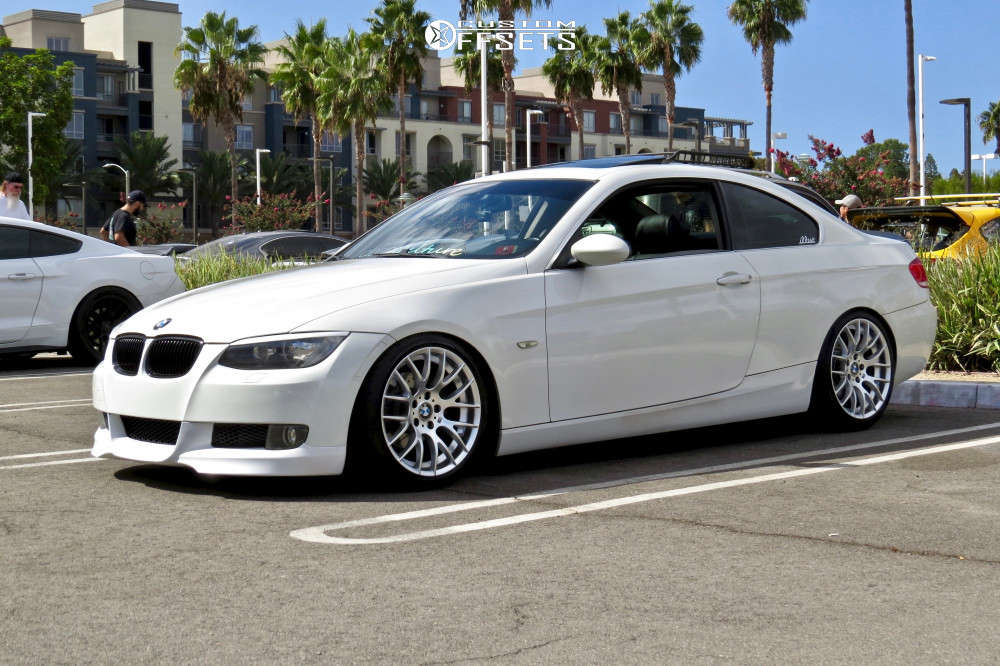 2007 BMW 328i with 18x9 35 Alzor 030 and 235/40R18 Lexani Lxuhp-207 and ...