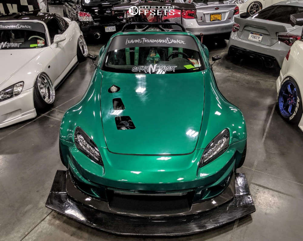 2002 Honda S2000 with 18x10.5 -16 Congress Forged Washington and 285 ...