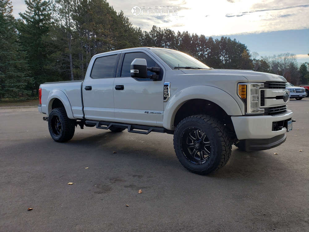 2017 Ford F-250 Super Duty with 20x10 -18 Pure Grit Grit and 35/12.5R20 ...