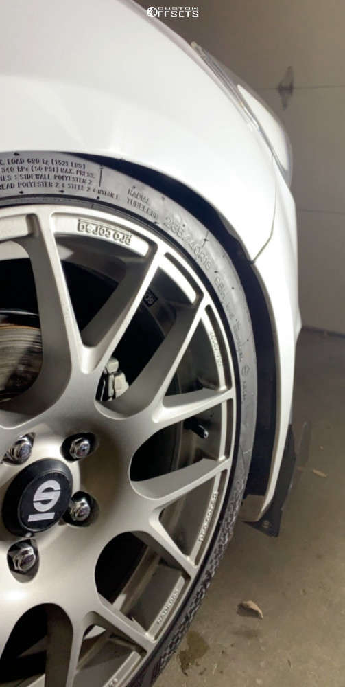 2015 Ford Focus with 18x9 40 Sparco Pro Corsa and 235/40R18 Nankang NS ...