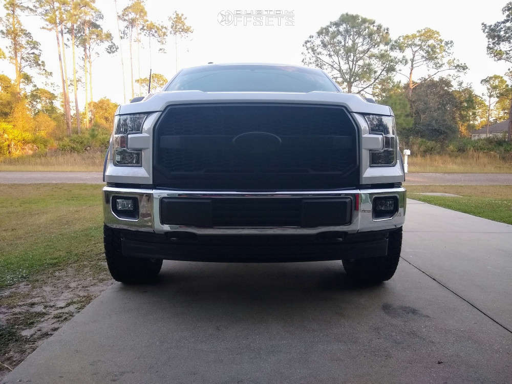 2017 Ford F-150 with 20x9 18 Mayhem Scout and 275/65R20 Falken WildPeak ...