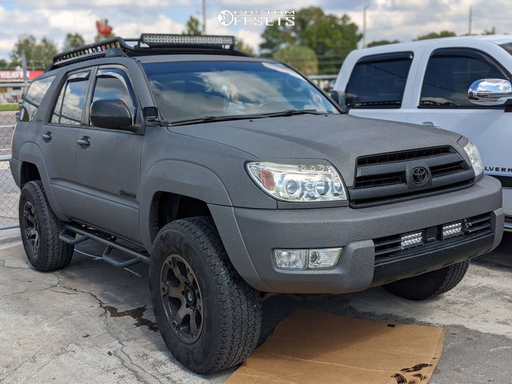 2004 Toyota 4Runner with 17x9 1 Fuel Beast and 285/70R17 Firestone ...