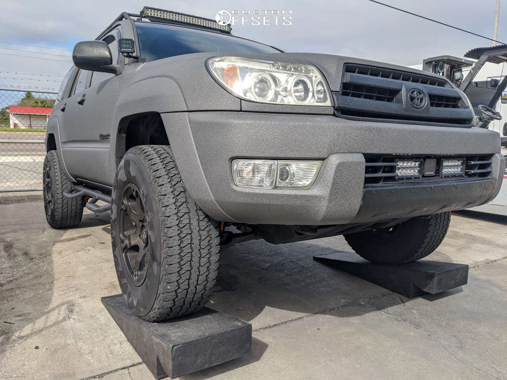 2004 Toyota 4Runner with 17x9 1 Fuel Beast and 285/70R17 Firestone ...