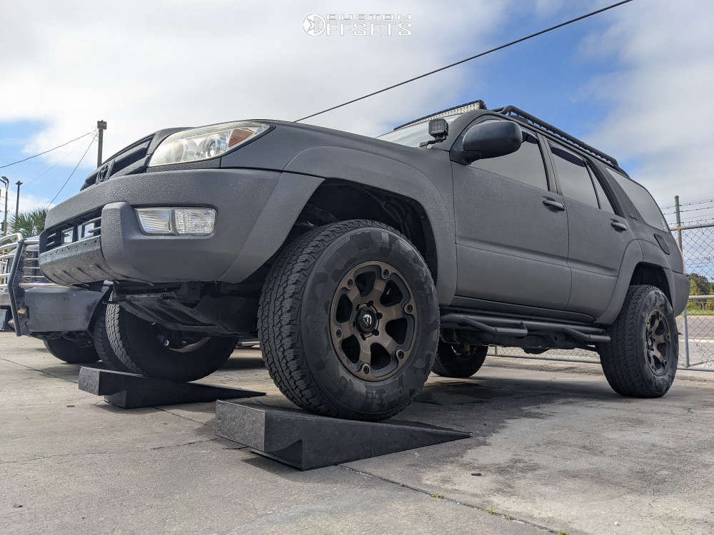 2004 Toyota 4Runner with 17x9 1 Fuel Beast and 285/70R17 Firestone ...