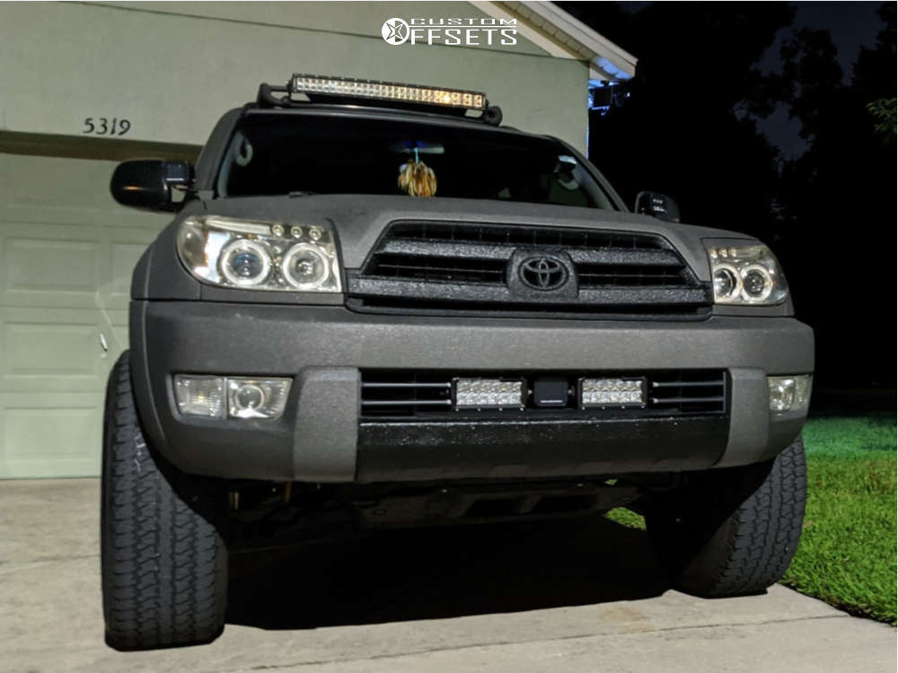 2004 Toyota 4Runner with 17x9 1 Fuel Beast and 285/70R17 Firestone ...