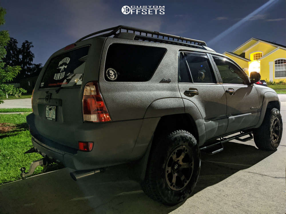 2004 Toyota 4Runner with 17x9 1 Fuel Beast and 285/70R17 Firestone ...