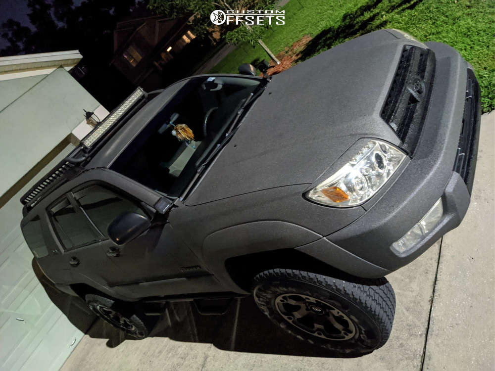 2004 Toyota 4Runner with 17x9 1 Fuel Beast and 285/70R17 Firestone ...