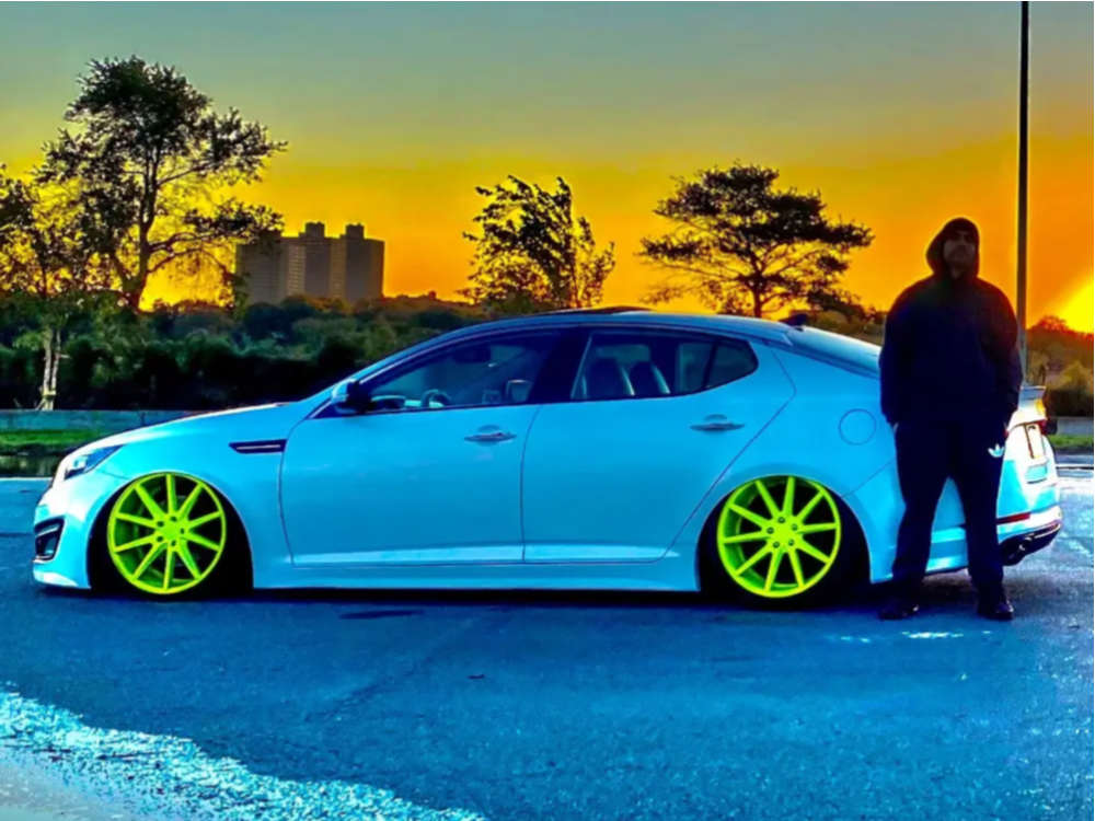 2013 Kia Optima with 20x8.5 44 Vossen Vfs1 and 225/35R20 Zeetex Hp1000 ...