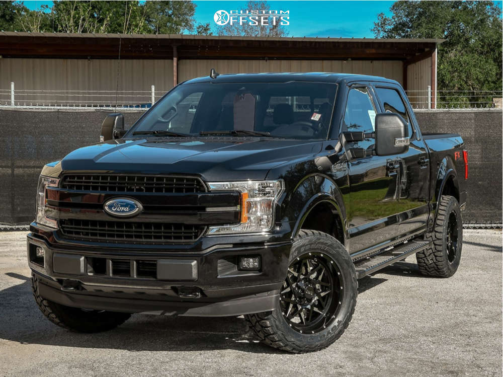 2019 Ford F-150 with 20x9 -10 HD Caliber and 33/12.5R20 Toyo Tires Open ...