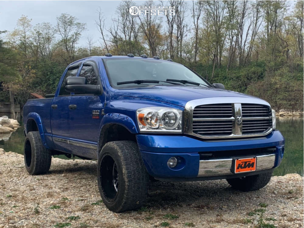 2009 Dodge Ram 2500 with 20x12 -51 Vision Split and 285/55R20 Nitto ...