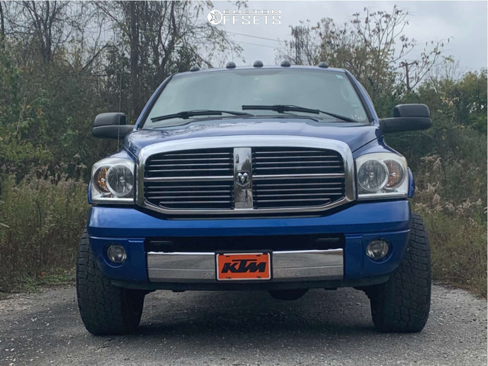 2009 Dodge Ram 2500 with 20x12 -51 Vision Split and 285/55R20 Nitto ...