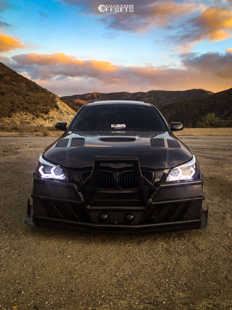 2007 BMW 530i with 19x10 20 Forgestar F14 and 275/30R19 Hankook V12 and ...