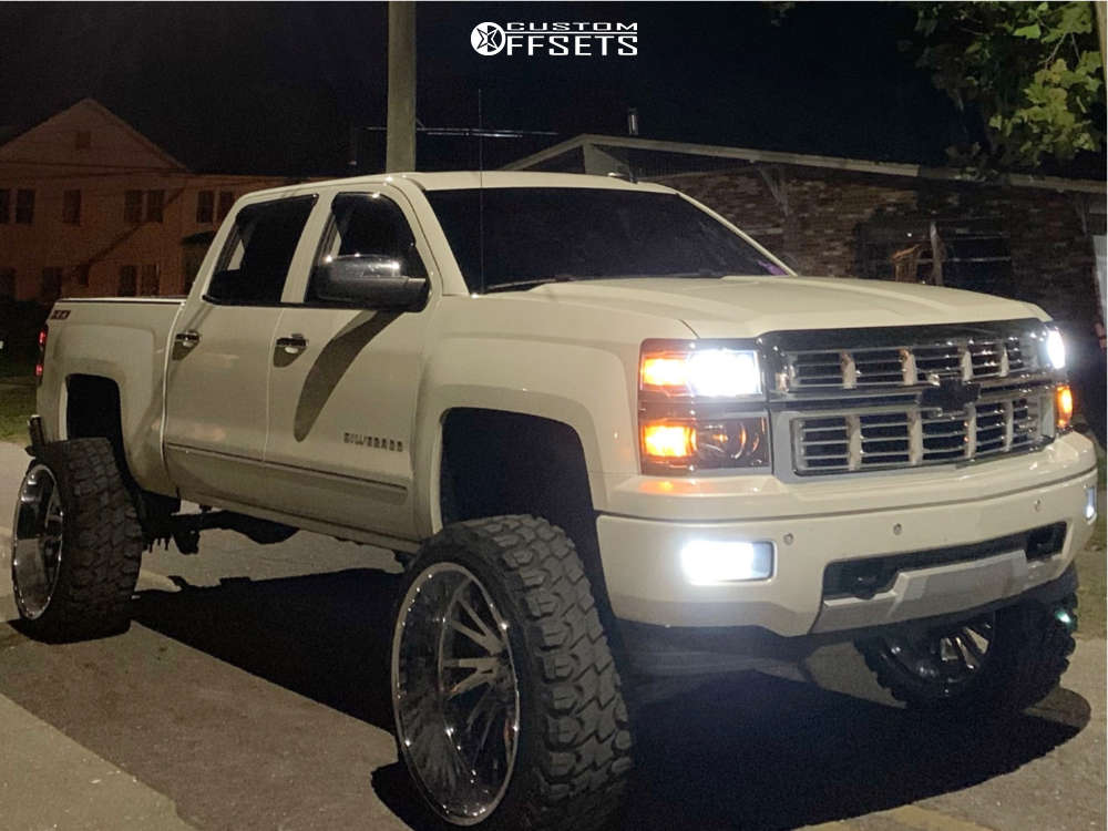 2015 Chevrolet Silverado 1500 with 26x14 -72 Tuff T2a and 37/13.5R26 ...