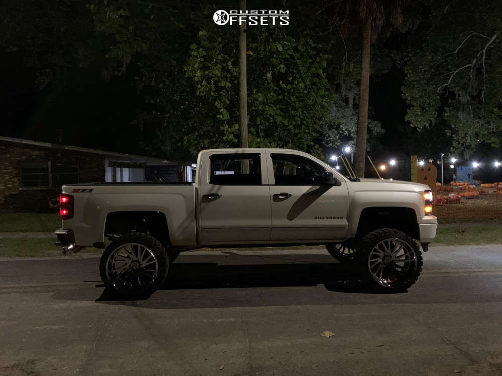2015 Chevrolet Silverado 1500 with 26x14 -72 Tuff T2a and 37/13.5R26 ...