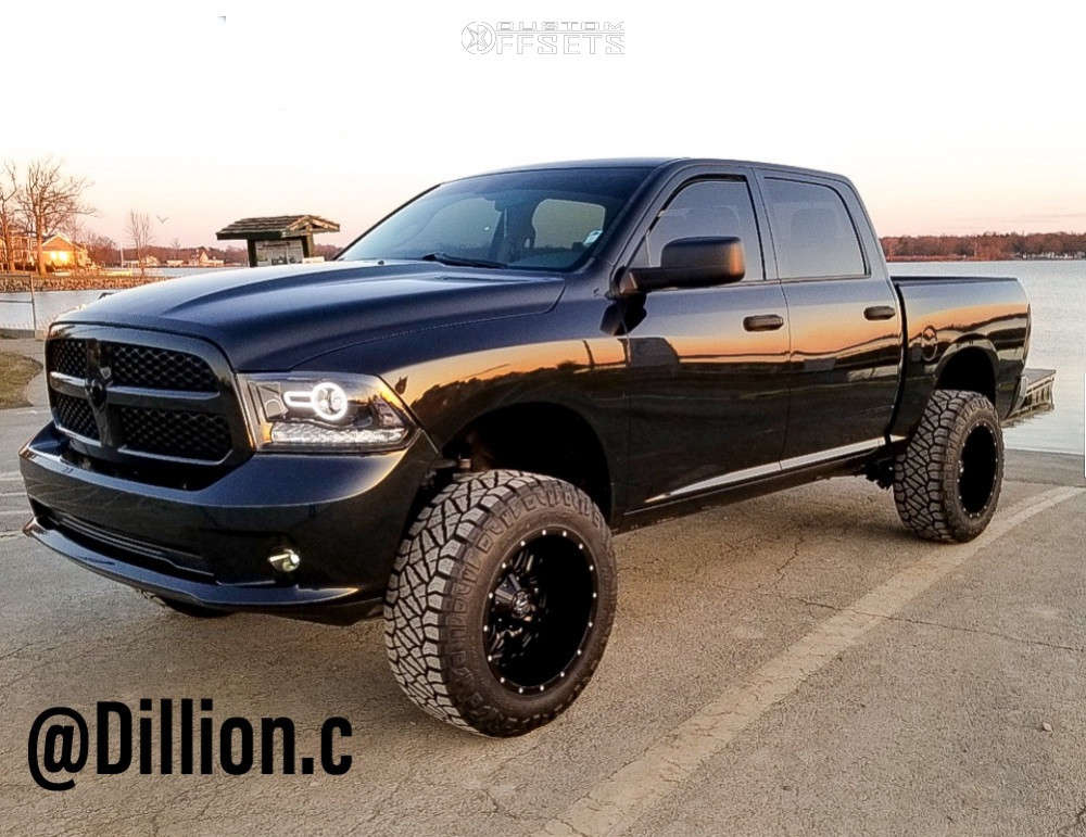 2015 Ram 1500 with 20x12 -44 TIS 535B and 35/12.5R20 Nitto Ridge ...
