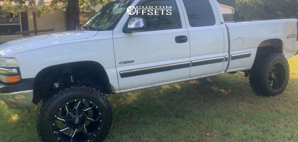 2000 Chevrolet Silverado 1500 with 20x12 -44 Cali Offroad Twisted and ...