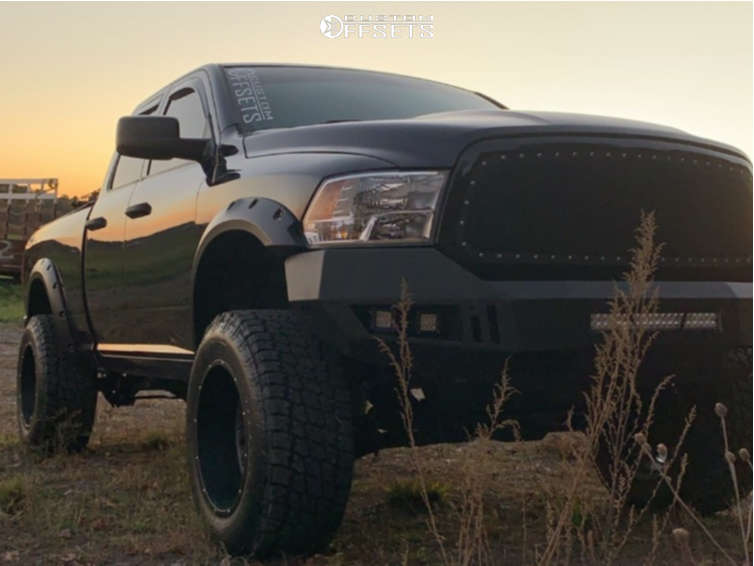 2013 Ram 1500 with 20x12 -51 Vision Rocker and 35/12.5R20 Nitto Terra ...