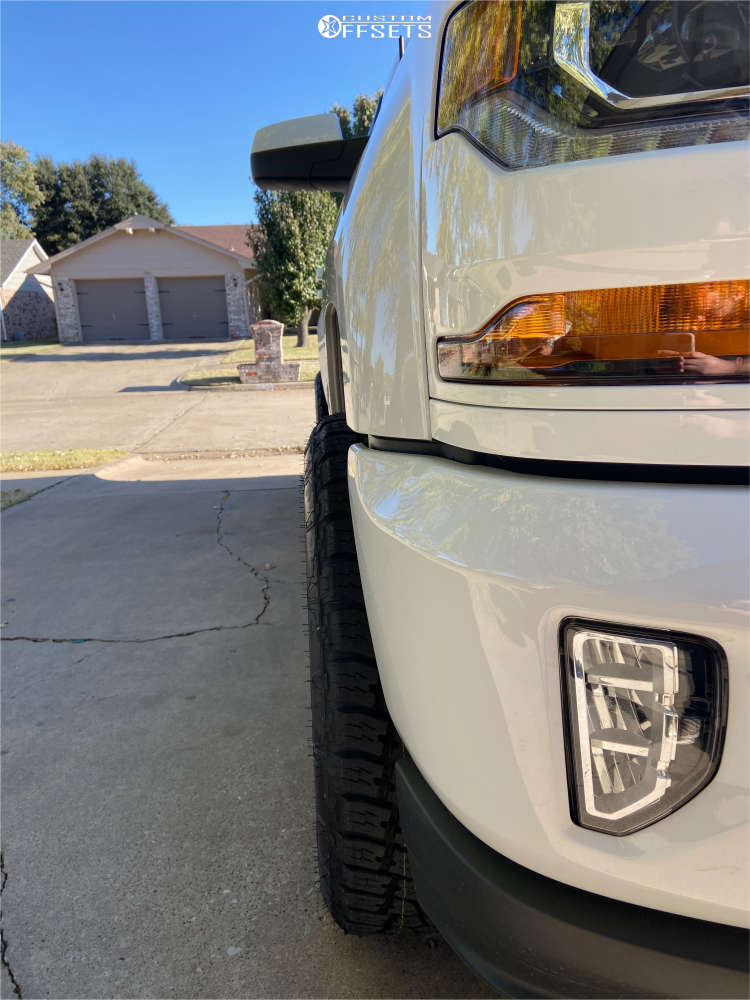 2018 Chevrolet Silverado 1500 with 20x10 -18 Fuel Tech and 305/55R20 ...