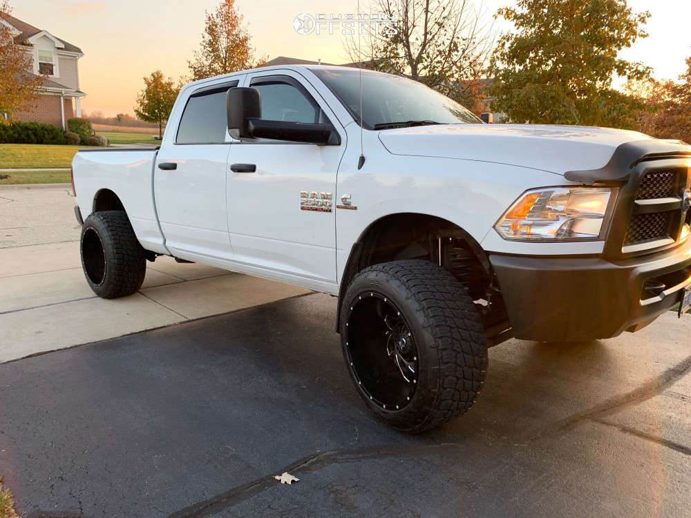2016 Ram 2500 with 22x14 -76 Dropstars 652bm and 325/50R22 Nitto Terra ...
