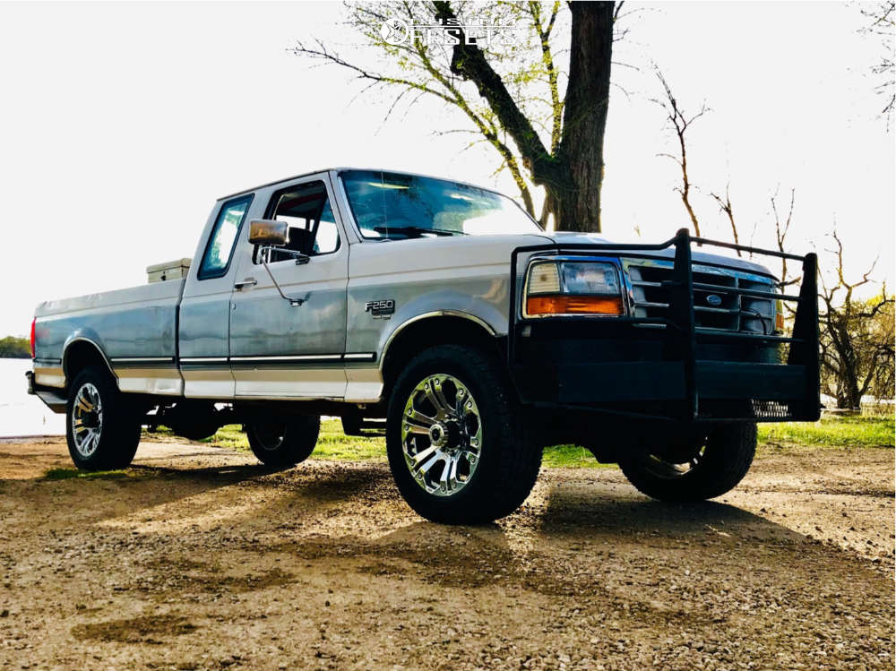 1995 Ford F-250 with 20x9 0 XD Monster and 275/55R20 Cooper Discoverer ...