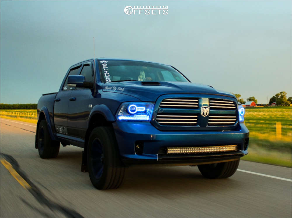 2015 Ram 1500 with 20x10 -18 Fuel Contra and 33/12.5R20 Toyo Tires Open ...