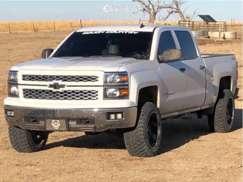 2014 Chevrolet Silverado 1500 with 20x12 -44 Gima Overdrive and 33/12 ...
