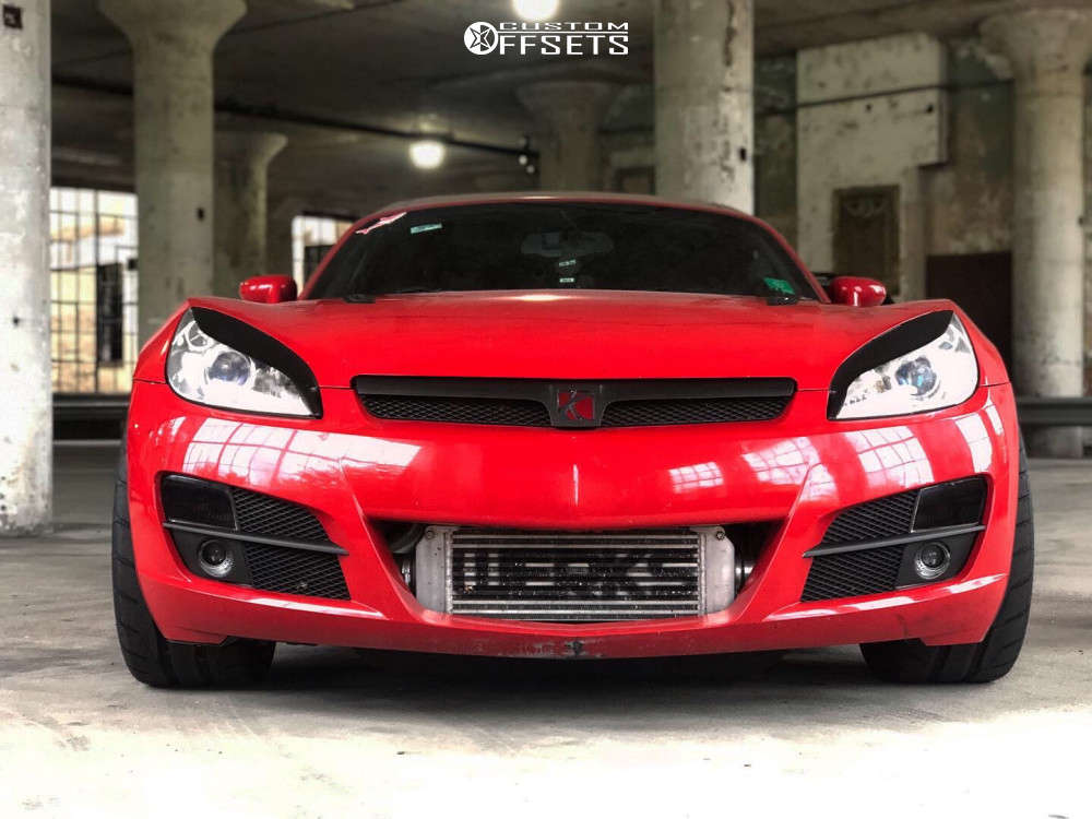 2007 Saturn Sky with 18x9.5 38 Fast Wheels FC08 and 275/40R18 Nitto ...