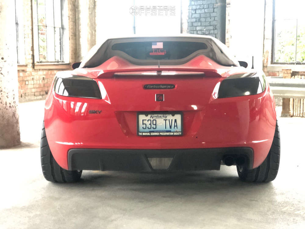 2007 Saturn Sky with 18x9.5 38 Fast Wheels FC08 and 275/40R18 Nitto ...