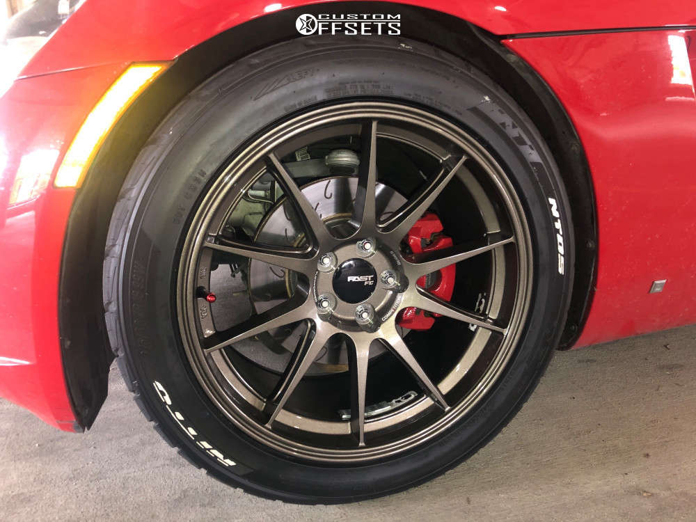 2007 Saturn Sky with 18x9.5 38 Fast Wheels FC08 and 275/40R18 Nitto ...