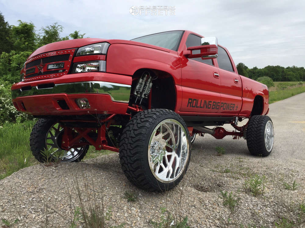 2005 Chevrolet Silverado 1500 HD Classic with 26x14 -76 RBP Forged ...
