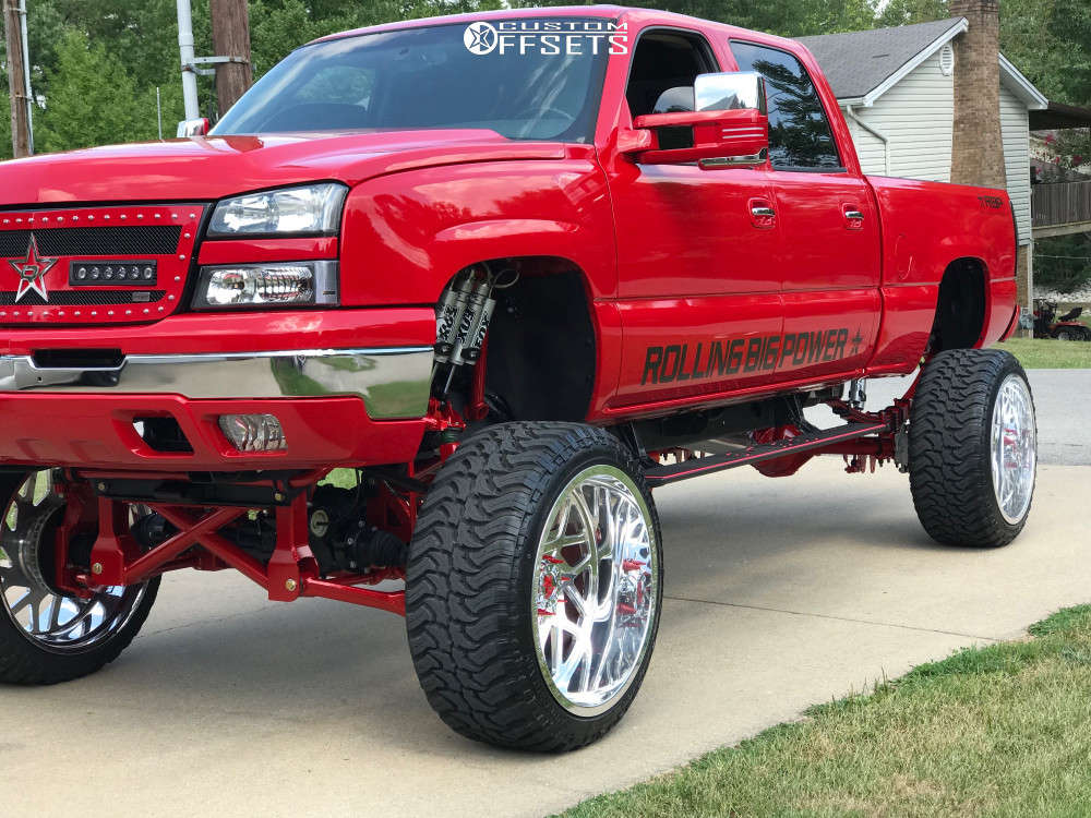 2005 Chevrolet Silverado 1500 HD Classic with 26x14 -76 RBP Forged ...