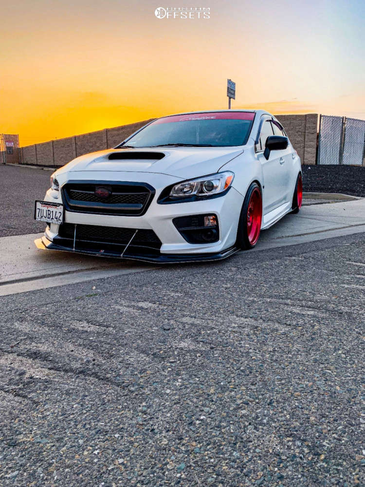 2017 Subaru WRX with 18x9 32 Klutch Ml1 and 235/35R18 Achilles Atr ...