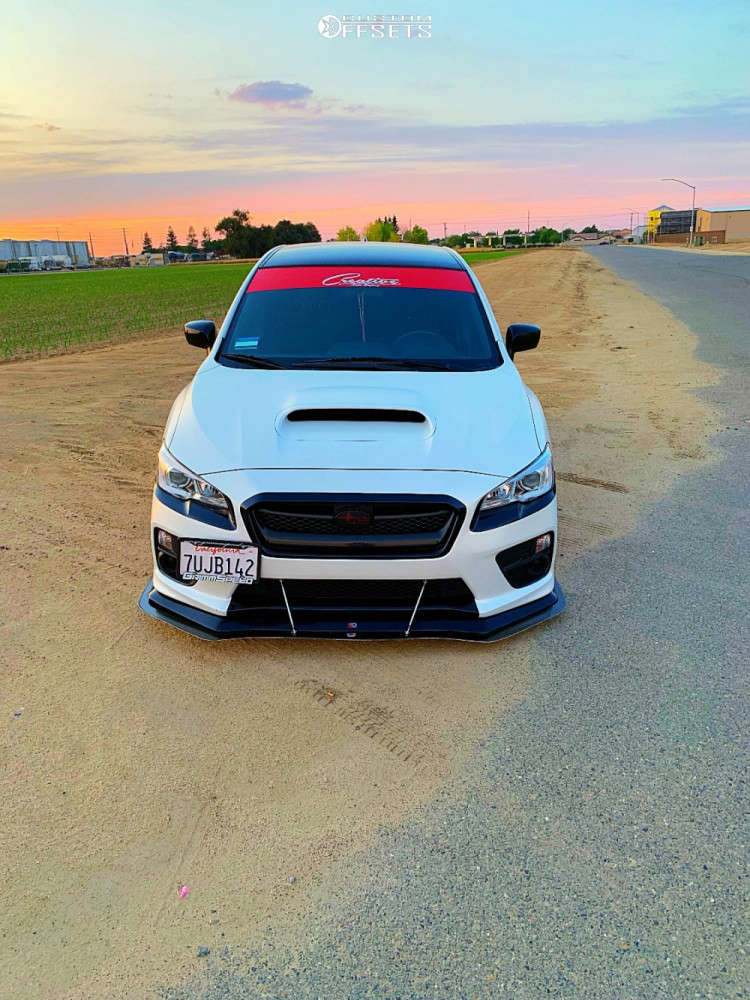 2017 Subaru WRX with 18x9 32 Klutch Ml1 and 235/35R18 Achilles Atr ...