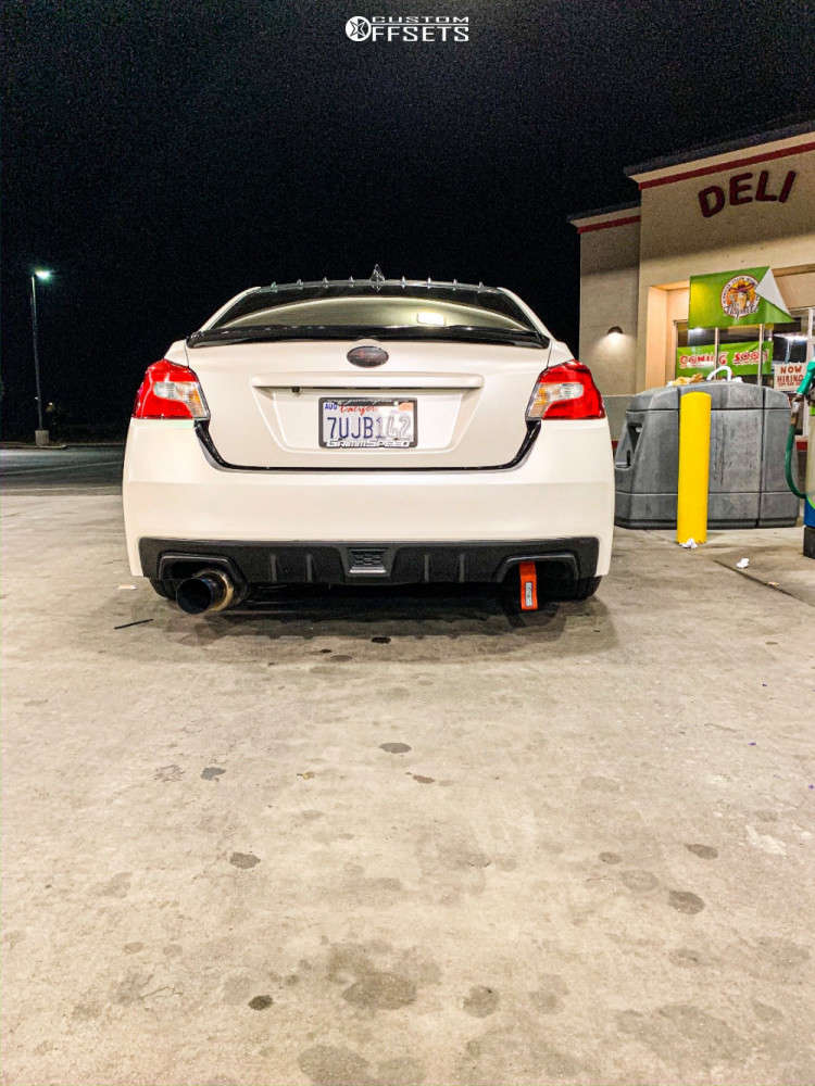 2017 Subaru WRX with 18x9 32 Klutch Ml1 and 235/35R18 Achilles Atr ...