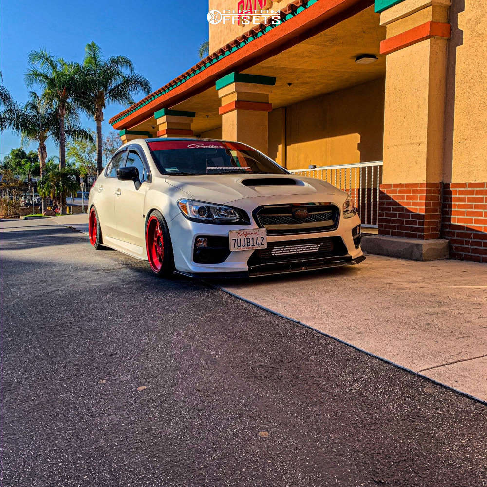 2017 Subaru WRX with 18x9 32 Klutch Ml1 and 235/35R18 Achilles Atr ...