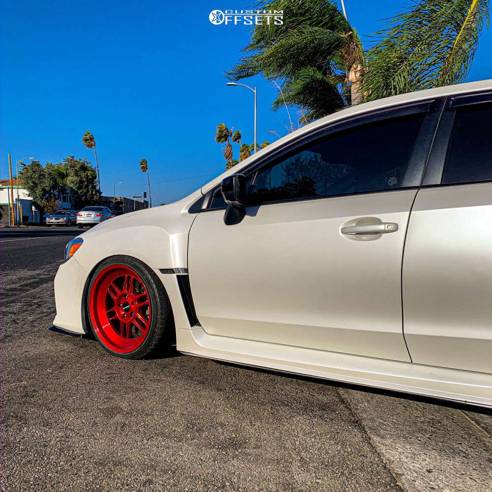 2017 Subaru WRX with 18x9 32 Klutch Ml1 and 235/35R18 Achilles Atr ...