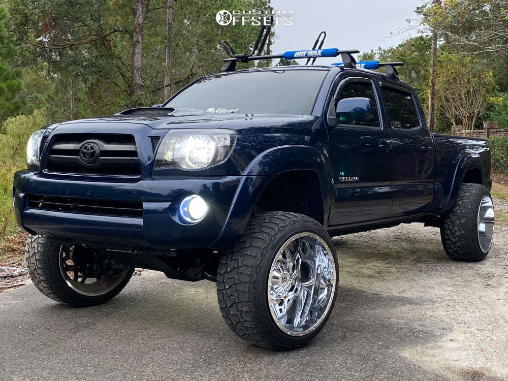 2005 Toyota Tacoma with 22x14 -81 Dropstars 652c and 33/12.5R22 AMP Mud ...